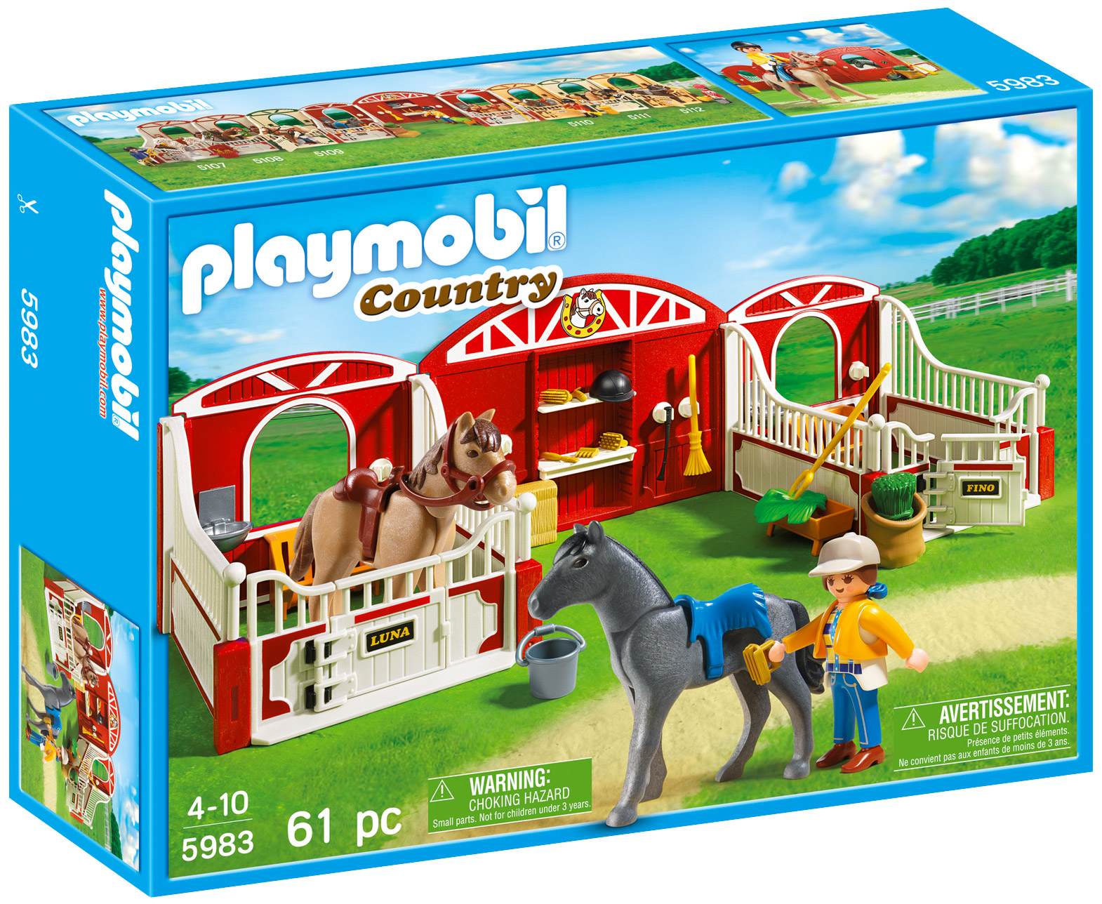 Playmobil Country 5983 Pas Cher Box Chevaux Avec Chevaux Et Soigneur Playmobil Country 5983 Pas Cher Box Chevaux Avec Chevaux Et Soigneur