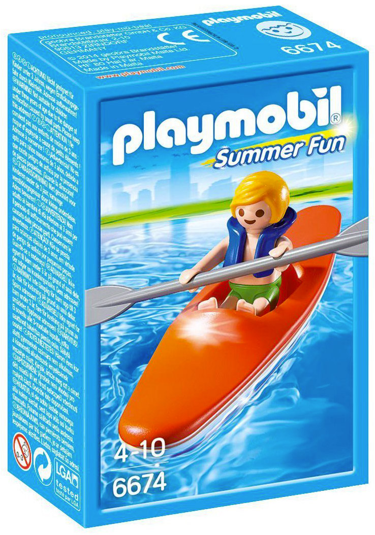 Playmobil Summer Fun 6674 pas cher, Enfant et kayak