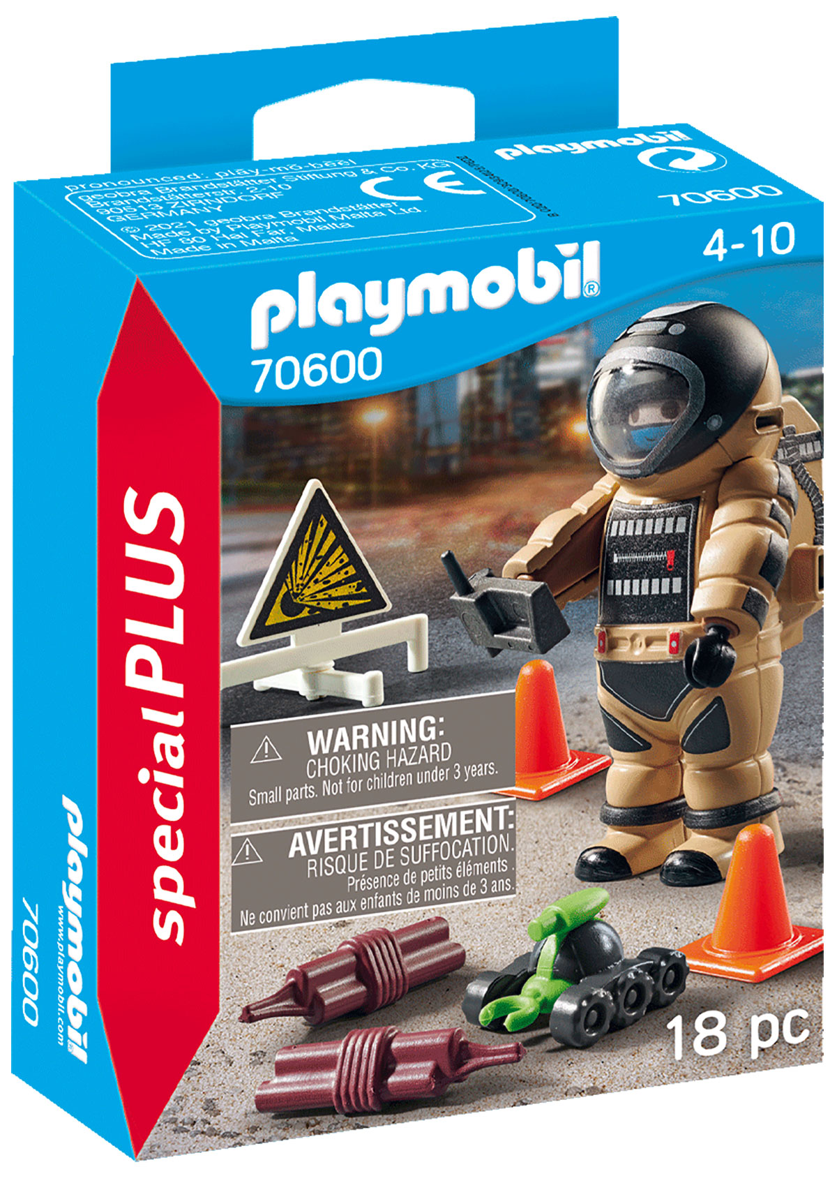 Playmobil Special Plus 70600 pas cher, Agent des opérations spéciales