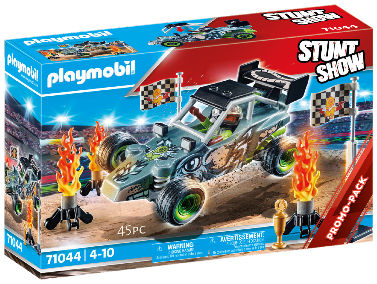Playmobil Stunt Show 71044 pas cher, Cascadeur et buggy - Promo Pack