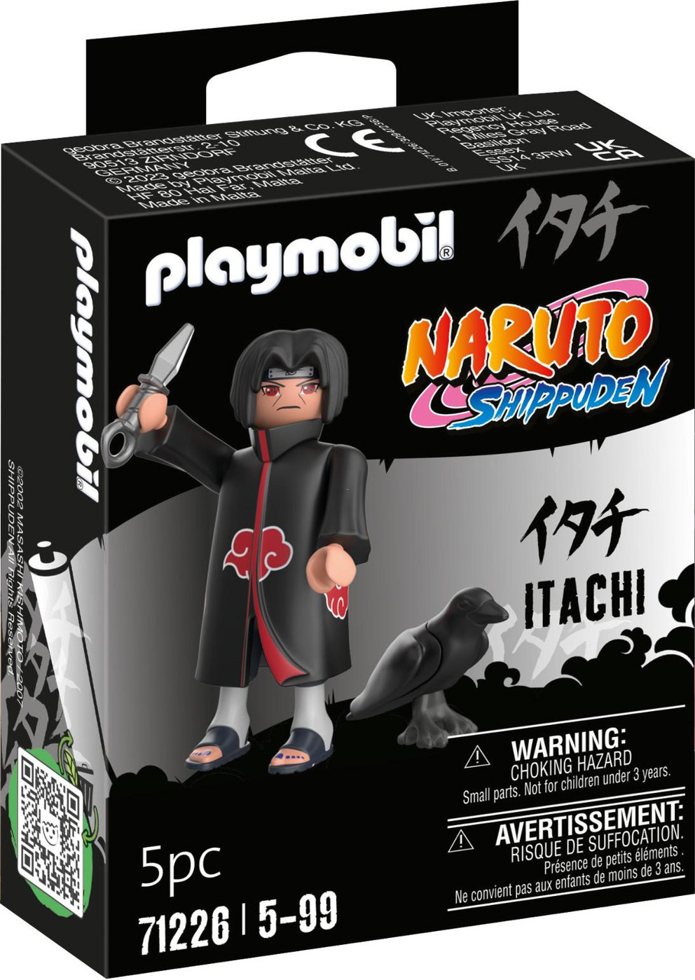Playmobil Naruto Shippuden 71226 pas cher, Itachi Akatsuki