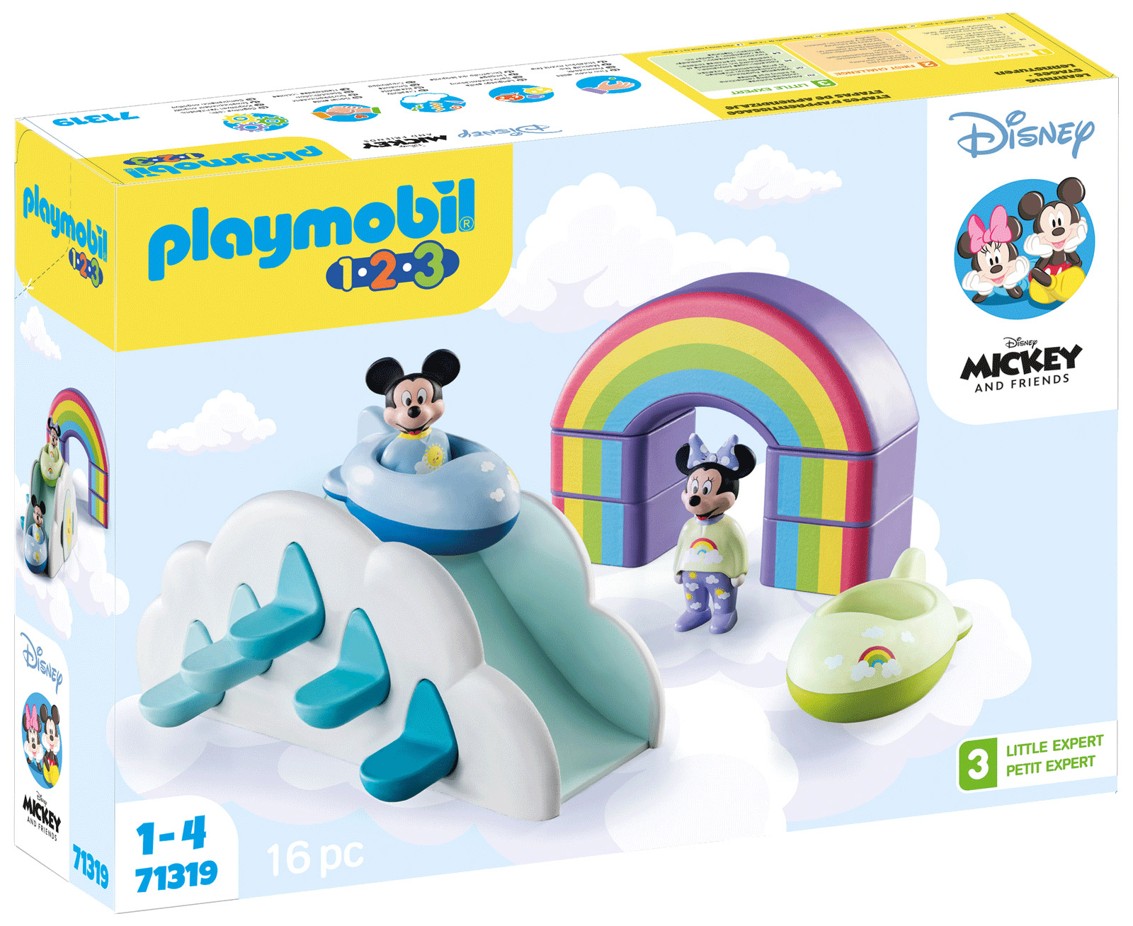 Playmobil 123 71319 pas cher, Disney Maison des nuages de Mickey et Minnie