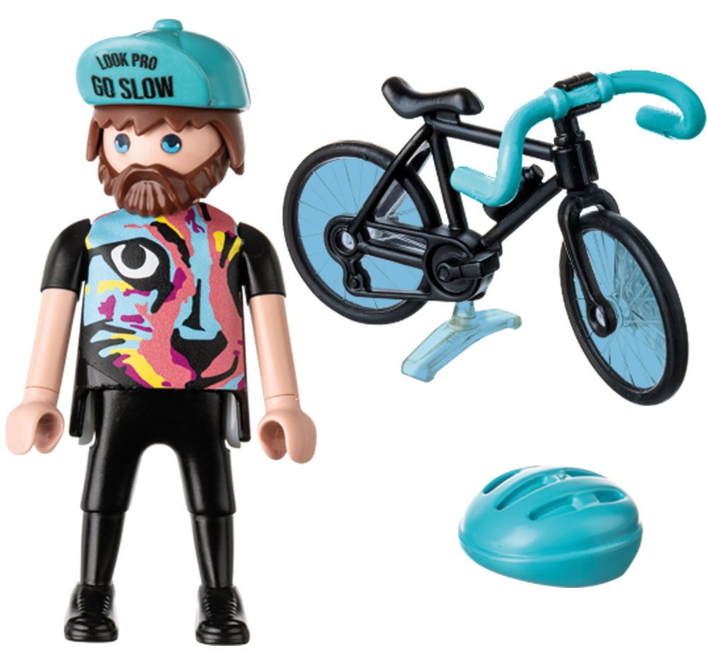 Playmobil Special Plus 71478 pas cher, Cycliste Paul