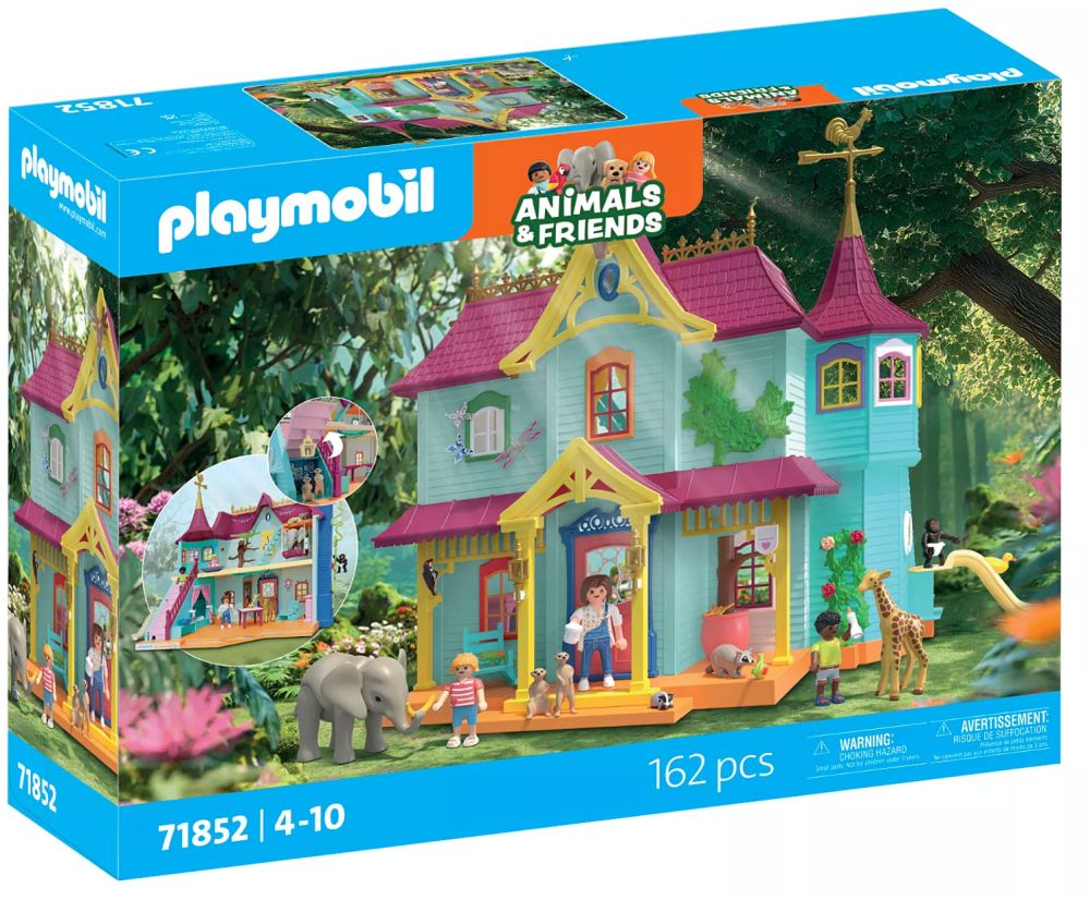 Playmobil Animaux et amis 71852 pas cher, Manoir Coloré des Animaux