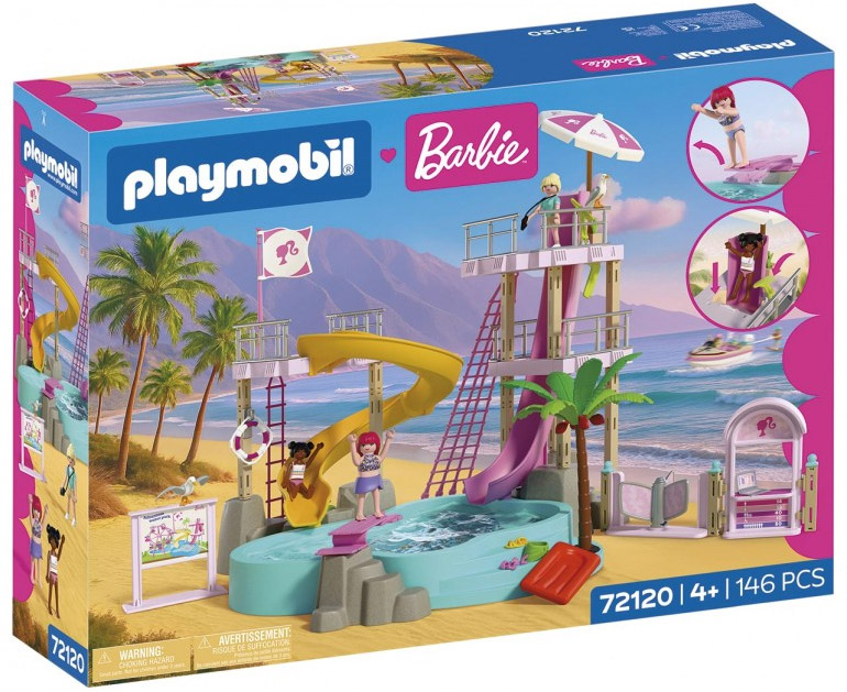 Playmobil Barbie 72120 pas cher, Barbie Parc aquatique
